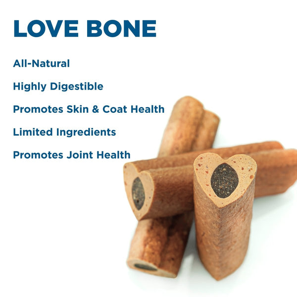 Love Bone Heart Shaped Dog Chew
